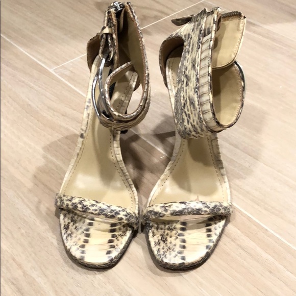 Rachel Zoe | Shoes | Rachel Zoe Snakeskin Heels | Poshmark